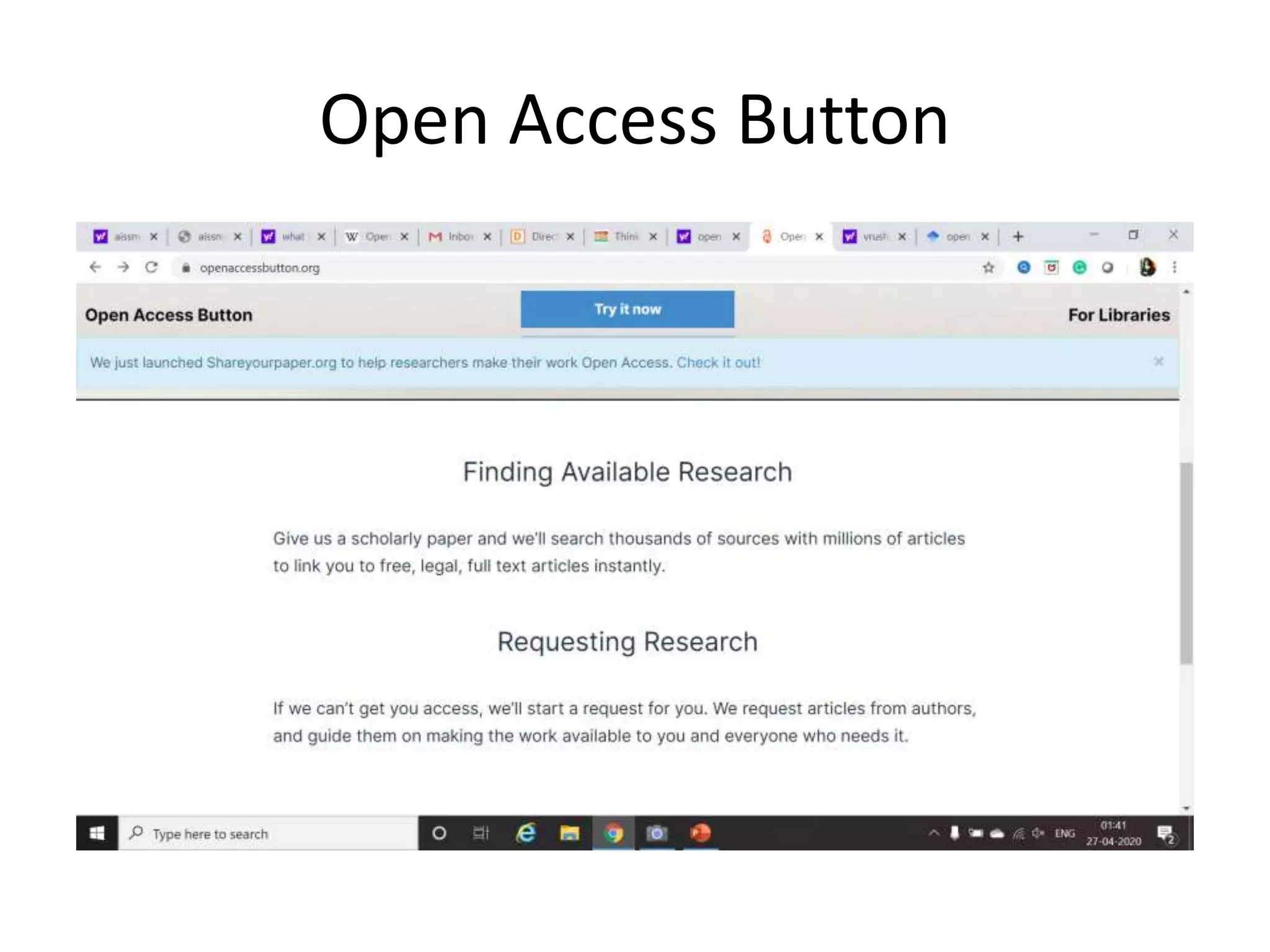 Open Access Resources | PPTX