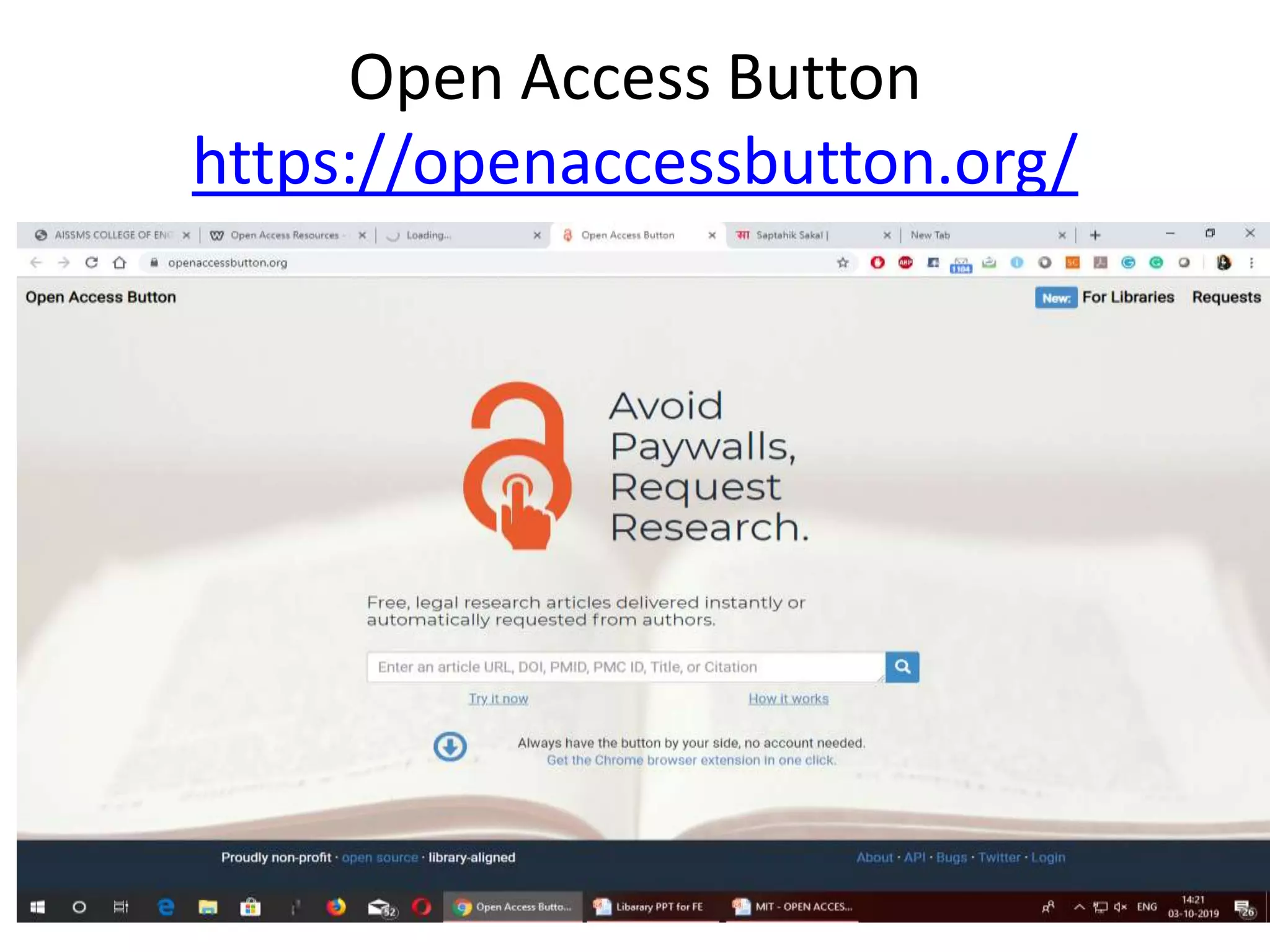 Open access resources | PPT