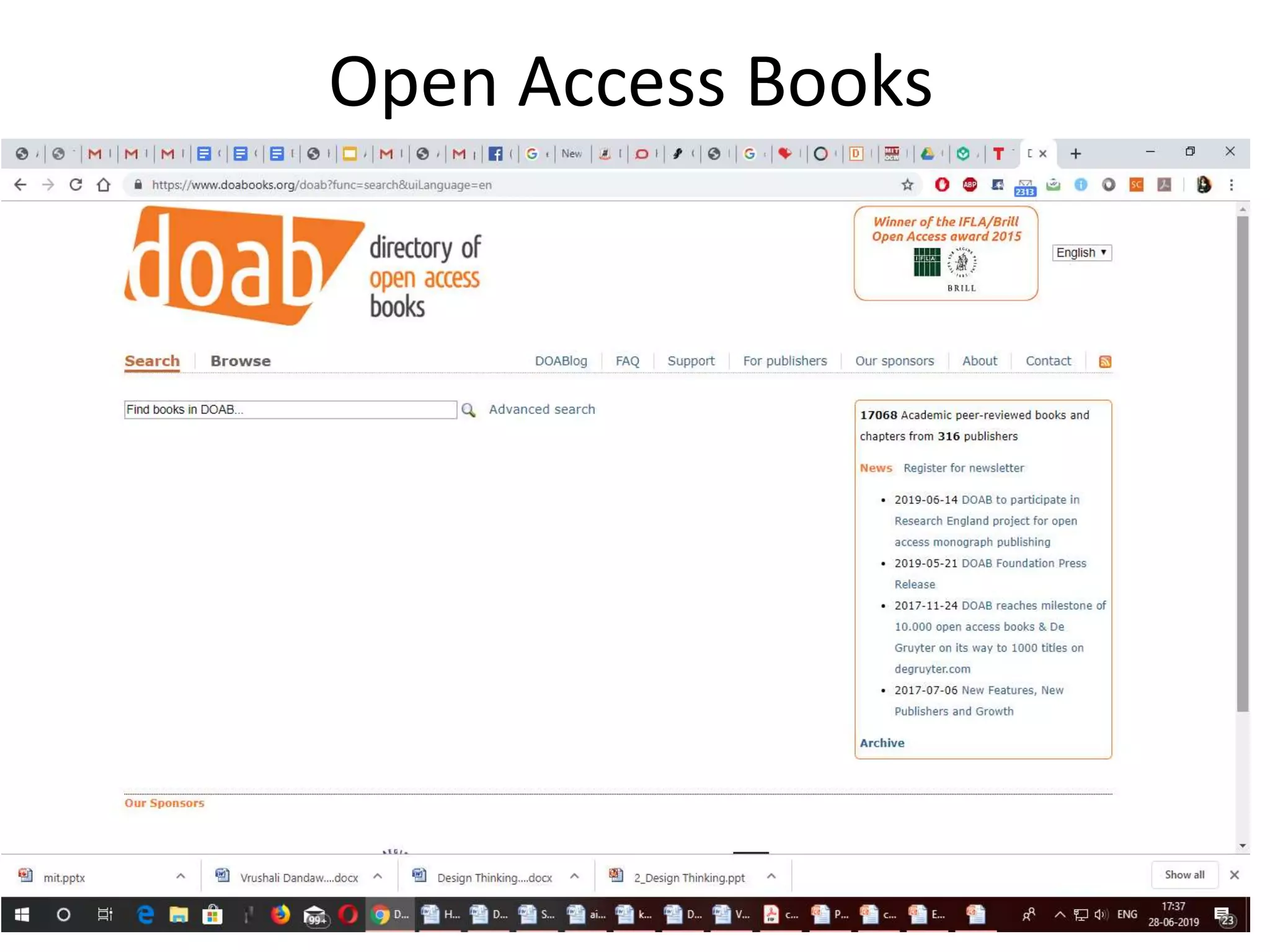 Open access resources | PDF