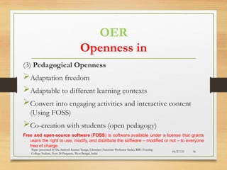 Open Access: Revamping Library Learning Resources. | PPT