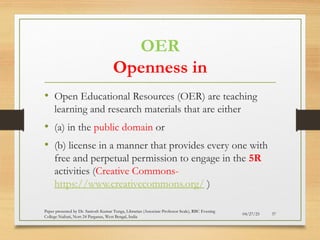Open Access: Revamping Library Learning Resources. | PPT