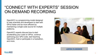 OpenACC Highlights: GTC Digital April 2020 | PPT