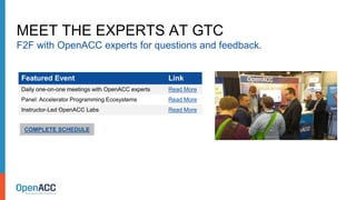 OpenACC Monthly Highlights April 2017 | PPT