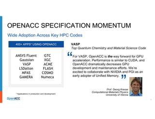 OpenACC and Hackathons Monthly Highlights: April 2023 | PPT