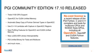 OpenACC Monthly Highlights- December | PPT