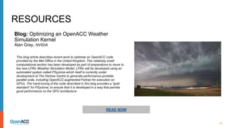 OpenACC Monthly Highlights February 2019 | PPT