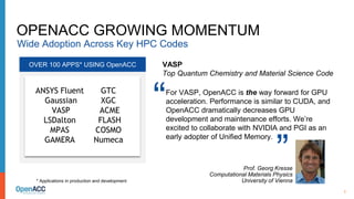 OpenACC Monthly Highlights February 2019 | PPT