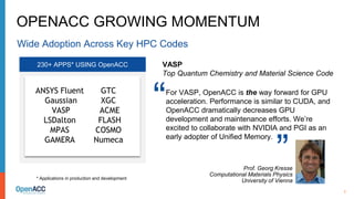 OpenACC Monthly Highlights: February 2022 | PPT