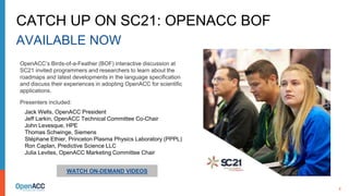 OpenACC Monthly Highlights: February 2022 | PPT