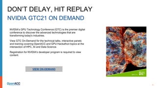 OpenACC Monthly Highlights: June 2021 | PPT