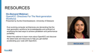 OpenACC Monthly Highlights: May 2019 | PPT