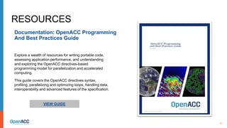 OpenACC and Open Hackathons Monthly Highlights: Summer 2024 | PPT