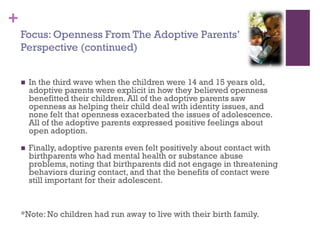 Open Adoption Research | PPTX