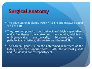 Open surgical Adrenalectomy for adrenal tumors the lect.ppt