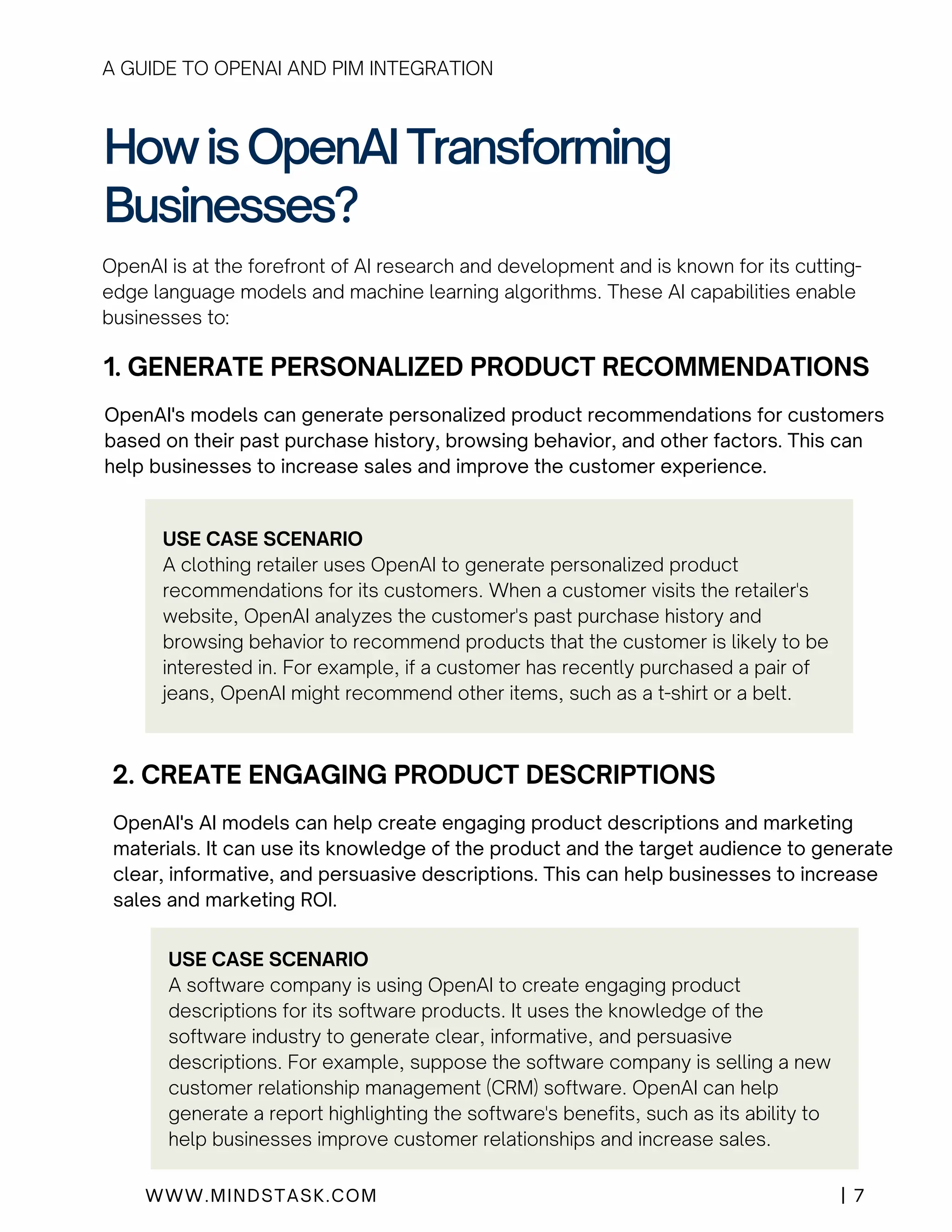 Why Should You Integrate OpenAI with PIM Software | PDF | Technology ...
