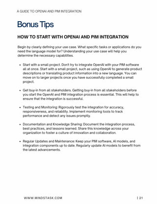 Why Should You Integrate OpenAI with PIM Software | PDF | Technology Industry | Industries