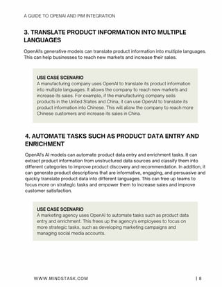 Why Should You Integrate OpenAI with PIM Software | PDF | Technology Industry | Industries