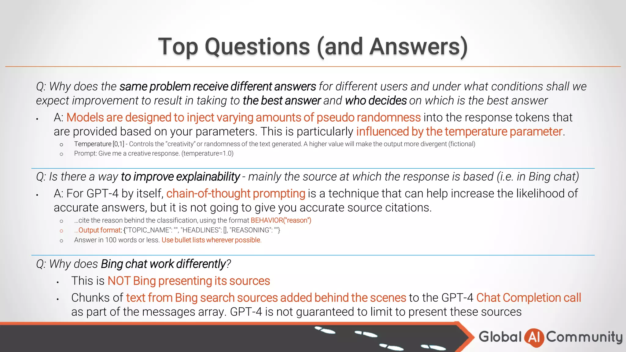 OpenAI GPT in Depth - Questions and Misconceptions | PPT