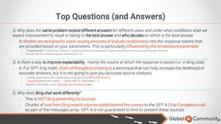 OpenAI GPT in Depth - Questions and Misconceptions | PPT