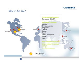 Open Air Corporate Overview | PDF