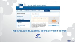 Cadrul European și OpenAIRE | PPT