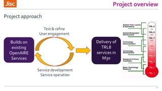 OpenAIRE-connect: Services for open science | PPT
