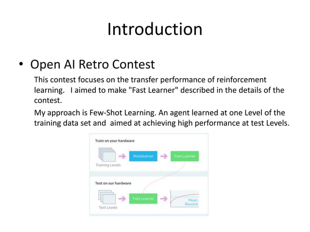 OpenAI Retro Contest | PPT