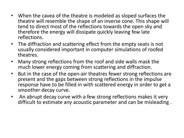 Open air theater | PPTX