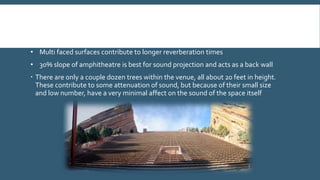 Open air theatre Case Study | PPTX