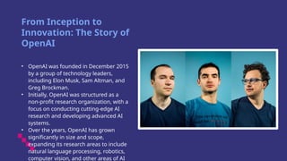OPENAI is shaping future of artificial intelligence.pptx