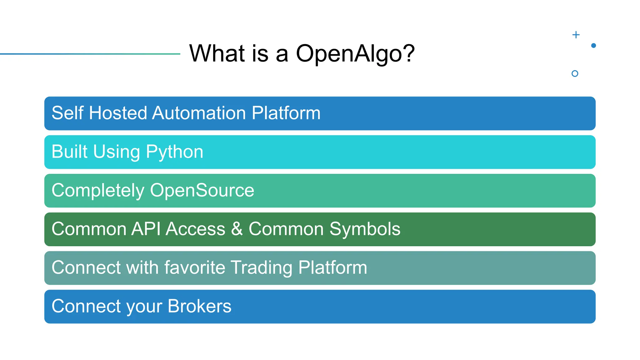 OpenAlgo - Algotrading Platform for Everyone | PPTX