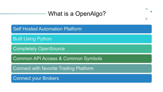 OpenAlgo - Algotrading Platform for Everyone | PPTX