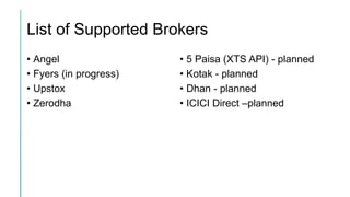 OpenAlgo - Algotrading Platform for Everyone | PPTX