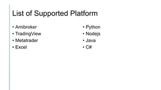 OpenAlgo - Algotrading Platform for Everyone | PPTX