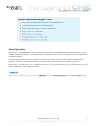 Open am and_radiantone | PDF
