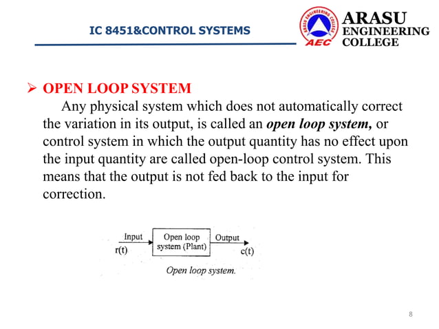 Open and closed loop systems | PPTX | Radio Control | Hobbies & Interests