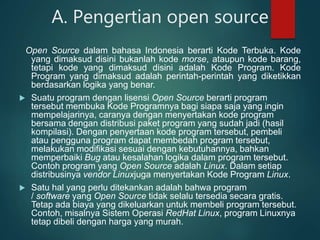 Open and close source | PPTX