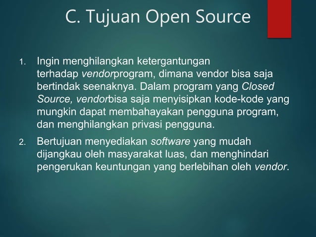 Open and close source | PPTX