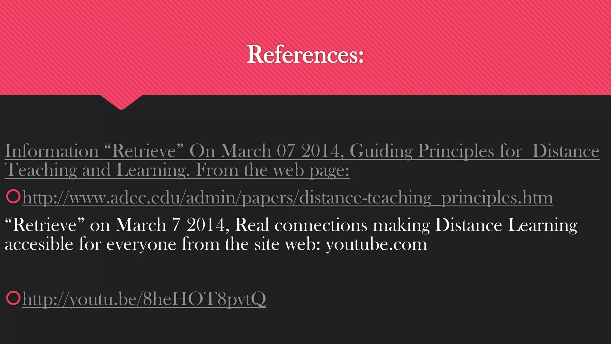 Open and distance education | PPTX