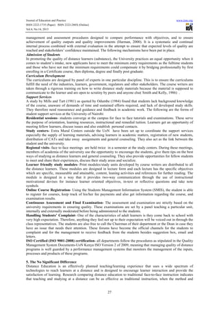 Open and distance education as a strategy for improving higher education in the 21st century in ...