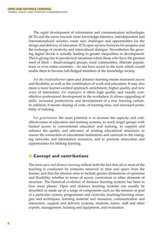 Open and distance learning unesco | PDF