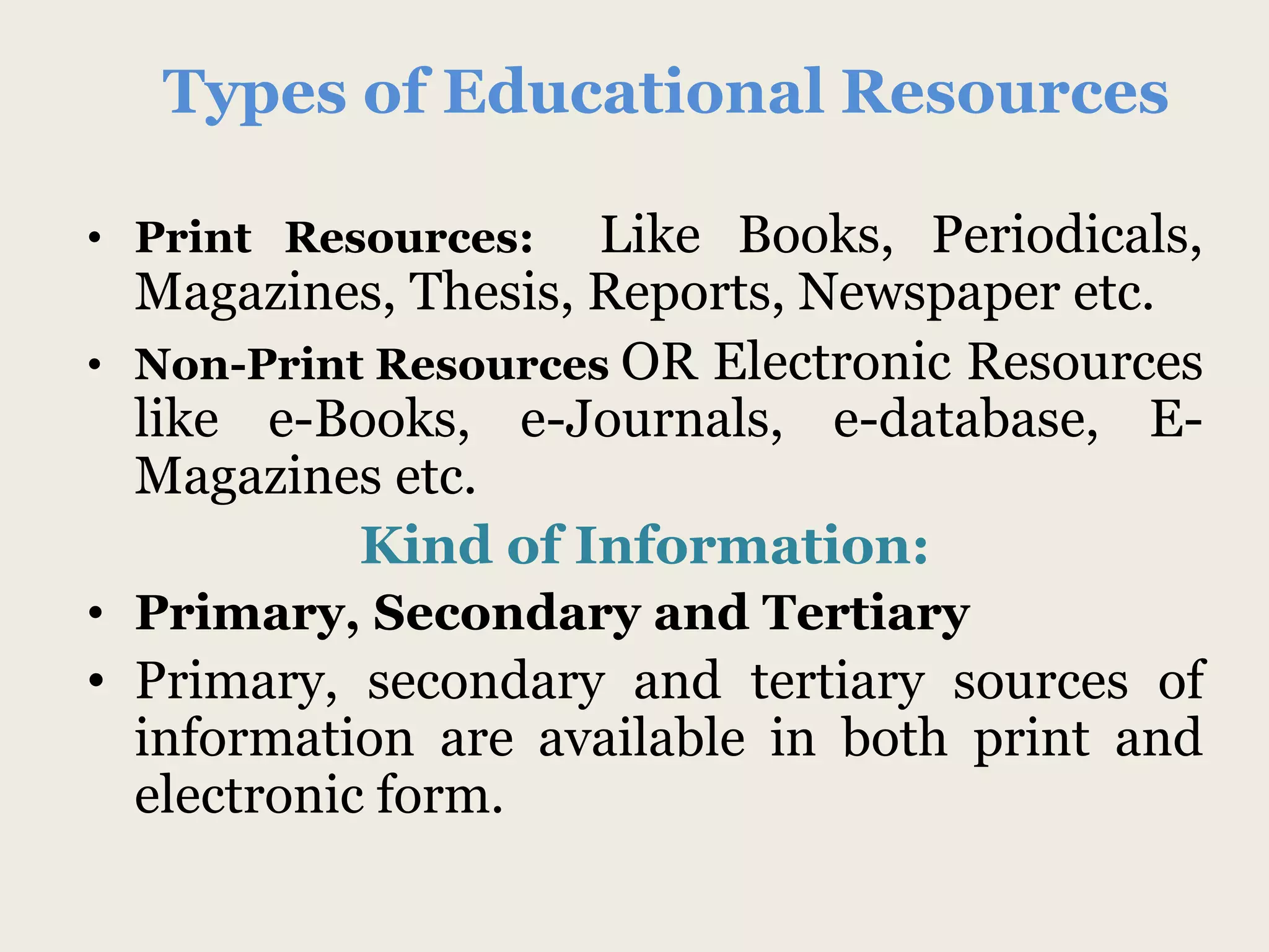 Open and free online educational resources for teaching learning s.k ...