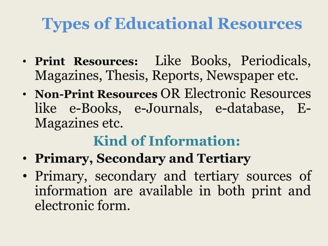 Open and free online educational resources for teaching learning s.k ...