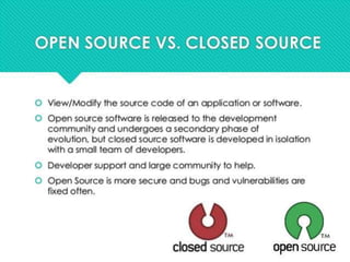 Open and free softwares ppt | PPT