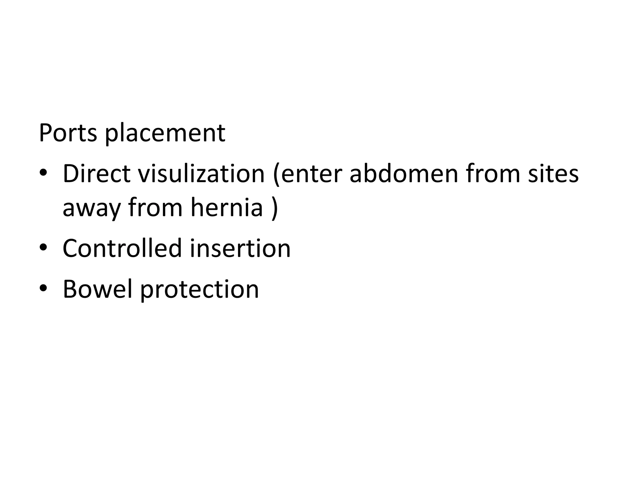 Open and laproscopic repair of incisional hernia | PPTX