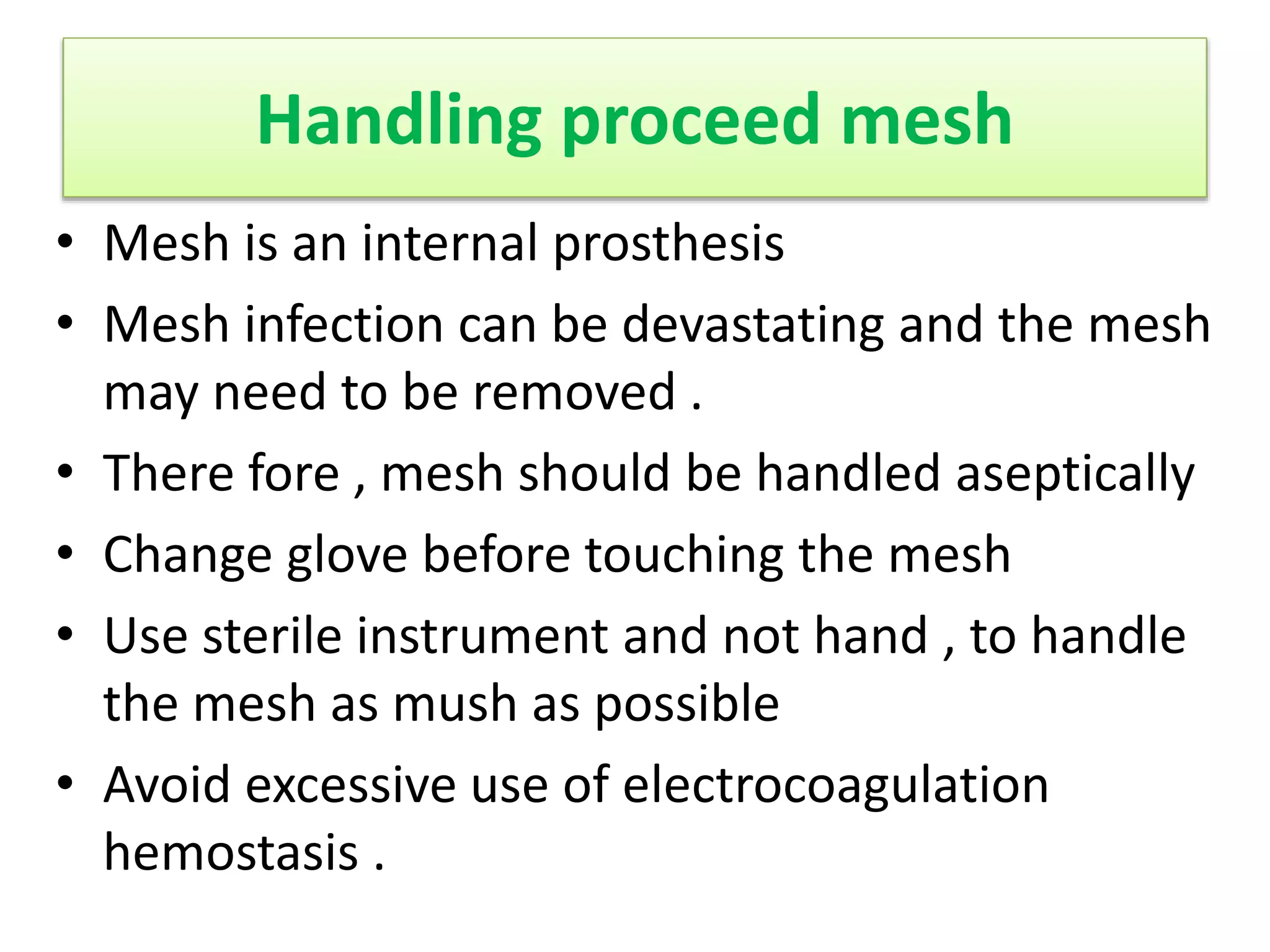 Open and laproscopic repair of incisional hernia | PPTX
