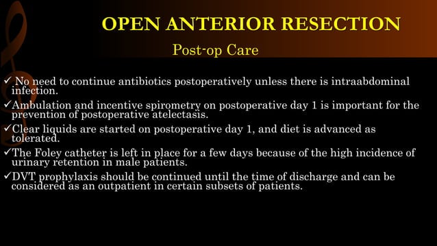 OPEN ANTERIOR RESECTION-STEP BY STEP Operative Surgery.pptx
