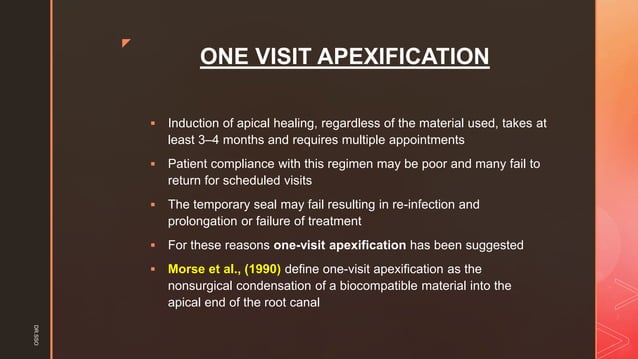 Open apex & its Management | PDF | Dental Health | Diseases and Conditions