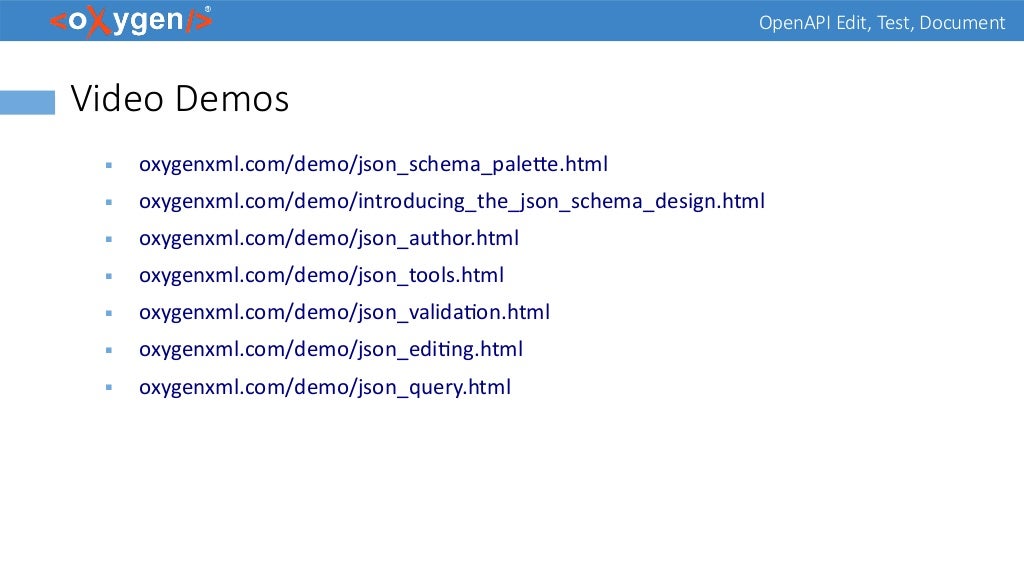 OpenAPI Editing, Testing, and Documenting | PPT