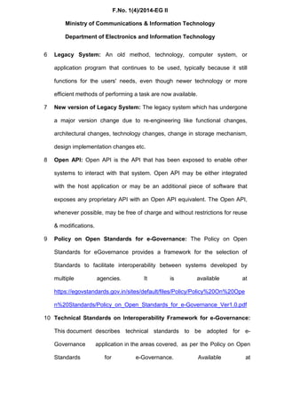 Policy on Open Application Programming Interfaces (APIs) for Government ...